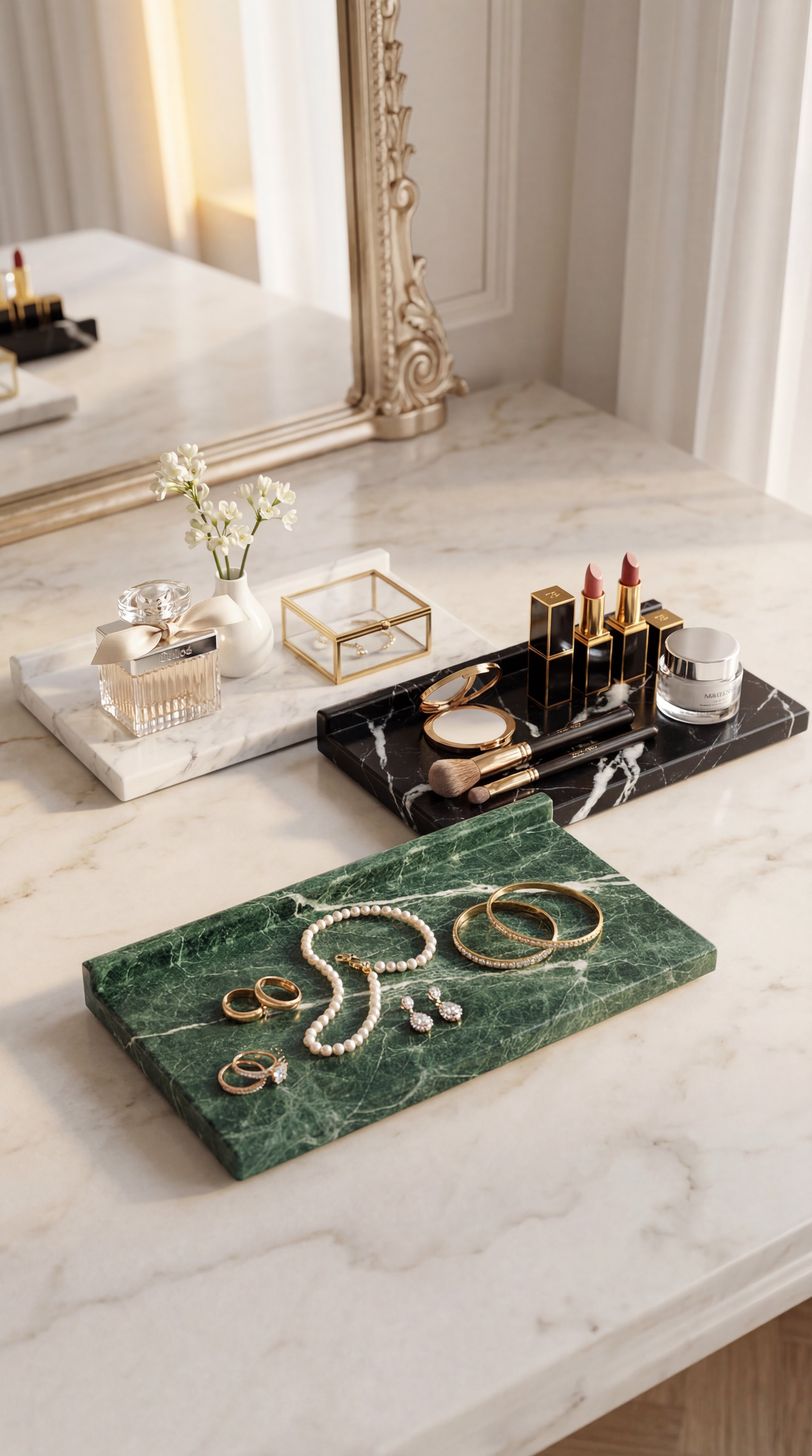 Offset Lip Marble Tray – Grable Store